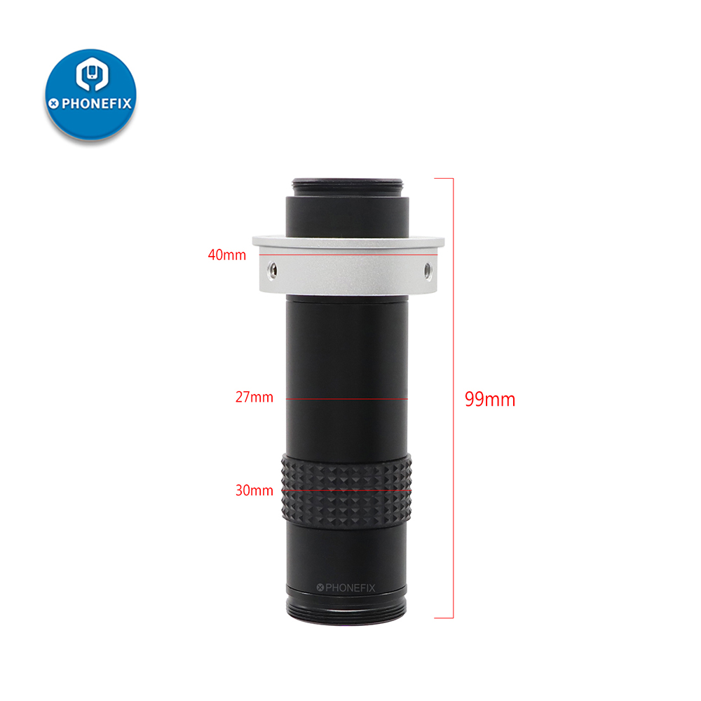 Adjustable 120X 130X 180X 200X 300X Zoom C mount Lens 0.7X~4.5X ...