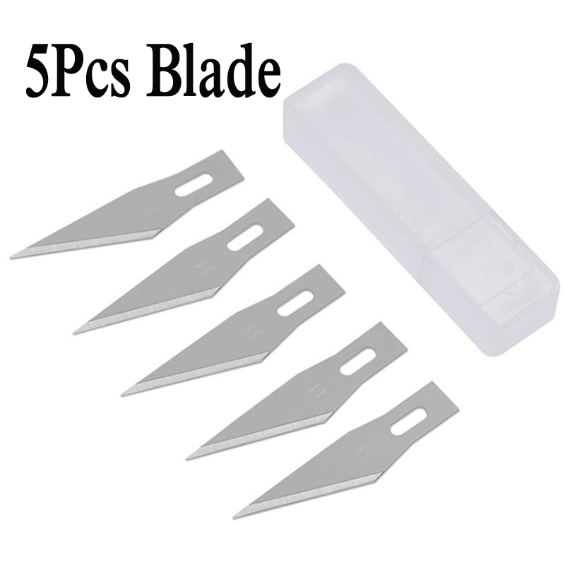 Metal Scalpel Hobby Cutter: Engraving Crafting Tool (6 Blades ...