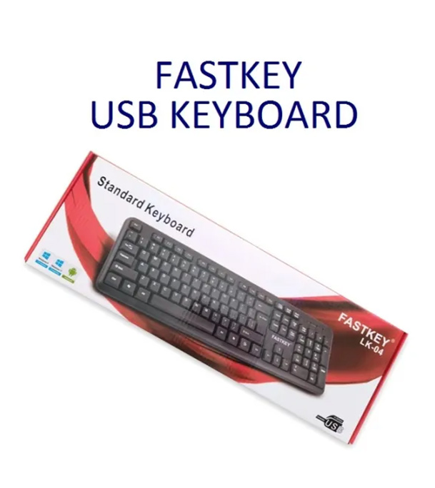 Fastkey Keyboard for Desktop & Laptop - USB Keyboard-LK 04 | Daraz.com.bd
