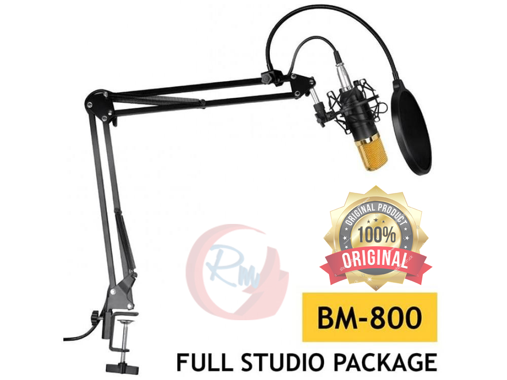 BM800 Condenser Microphone Full Studio Package | Daraz.com.bd