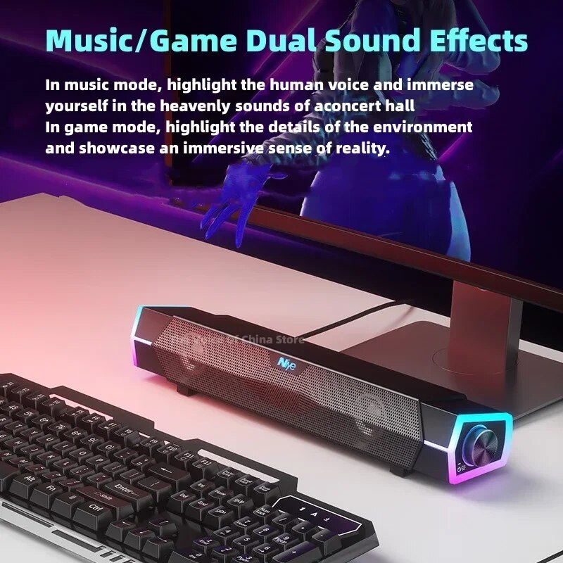 Niye Bluetooth speaker Soundbar dual speaker computer speaker subwoofer ...