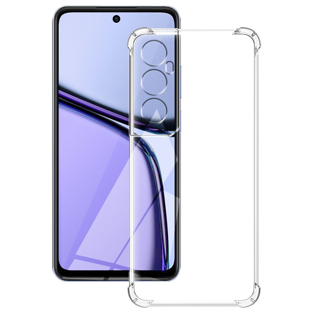 For Realme C65 4G Case Clear Shockproof Silicone Soft TPU Bumper Cover ...