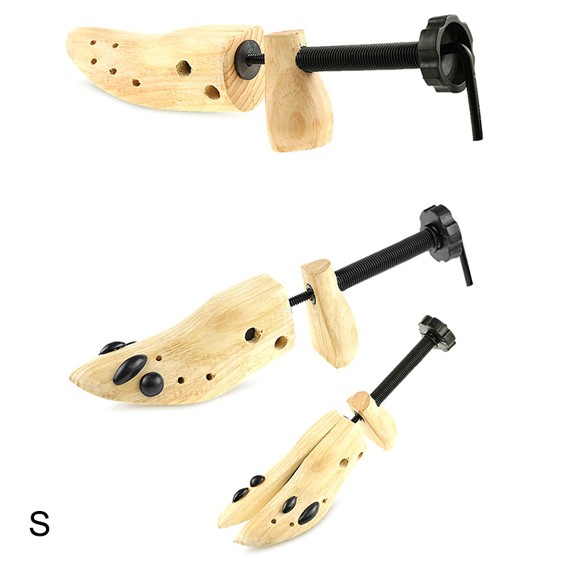 1pcs 2-Way Wooden Shoe Tree For Men and Women Shoes Expander djustable ...