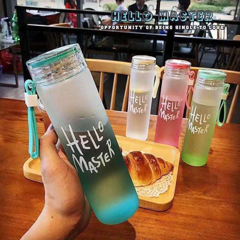 Hello Master Glass Drinking Water Bottle 480Ml - Stay Hydrated In Style ...