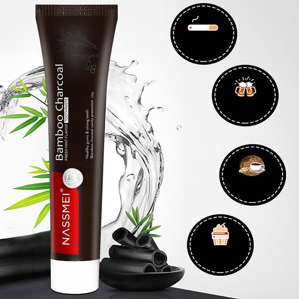 【Good-Love Store】（NEW）Activated Bamboo Charcoal Black Toothpaste ...
