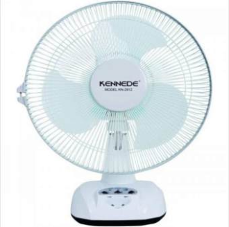 Kennede KN-2912 Rechargeable Table Fan - 12 Inch | Daraz.com.bd