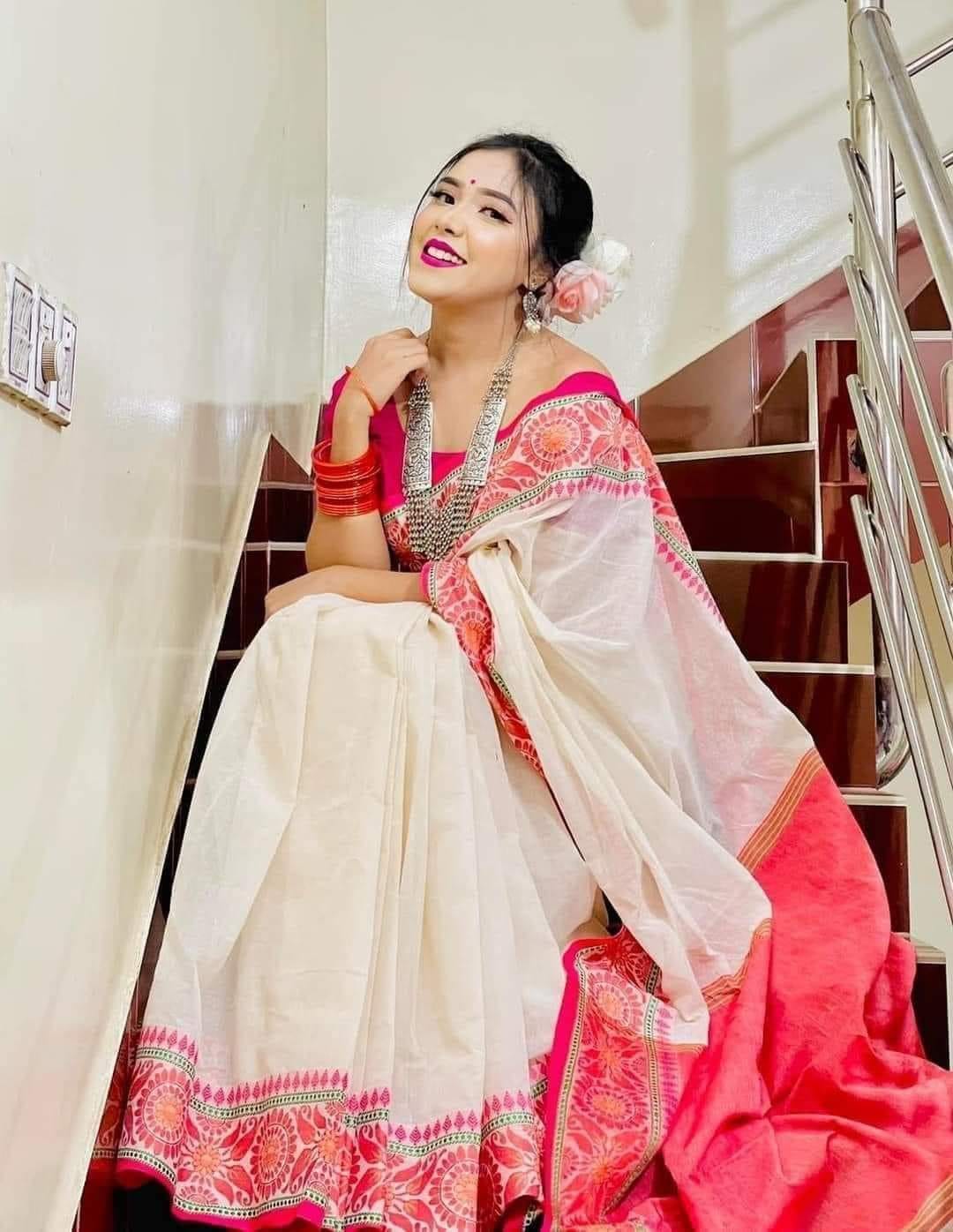 Fashionable Trendy Arong Suti Sharee for Women | Daraz.com.bd