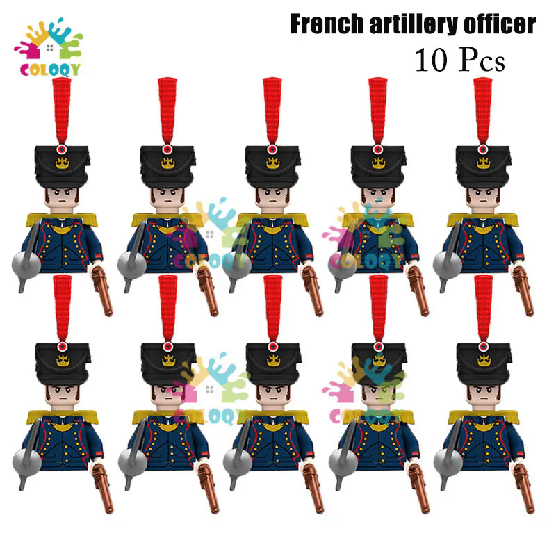 【selevn roind】Napoleonic Wars Soldiers Building Blocks WW2 Mini Action ...