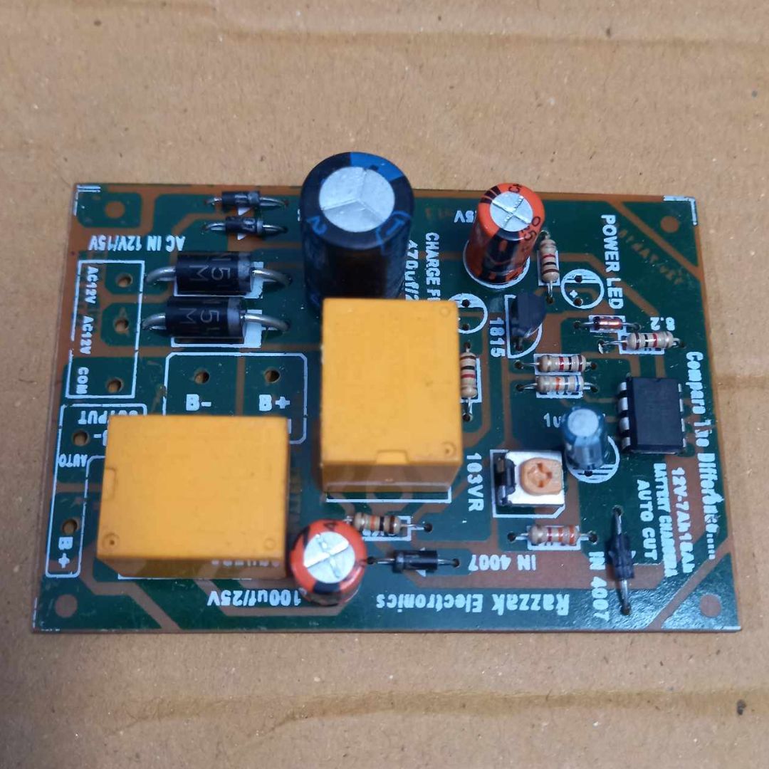 Model-02 Double Relay 12V Auto Cut Circuit DC-12V DC12V Double Relay ...