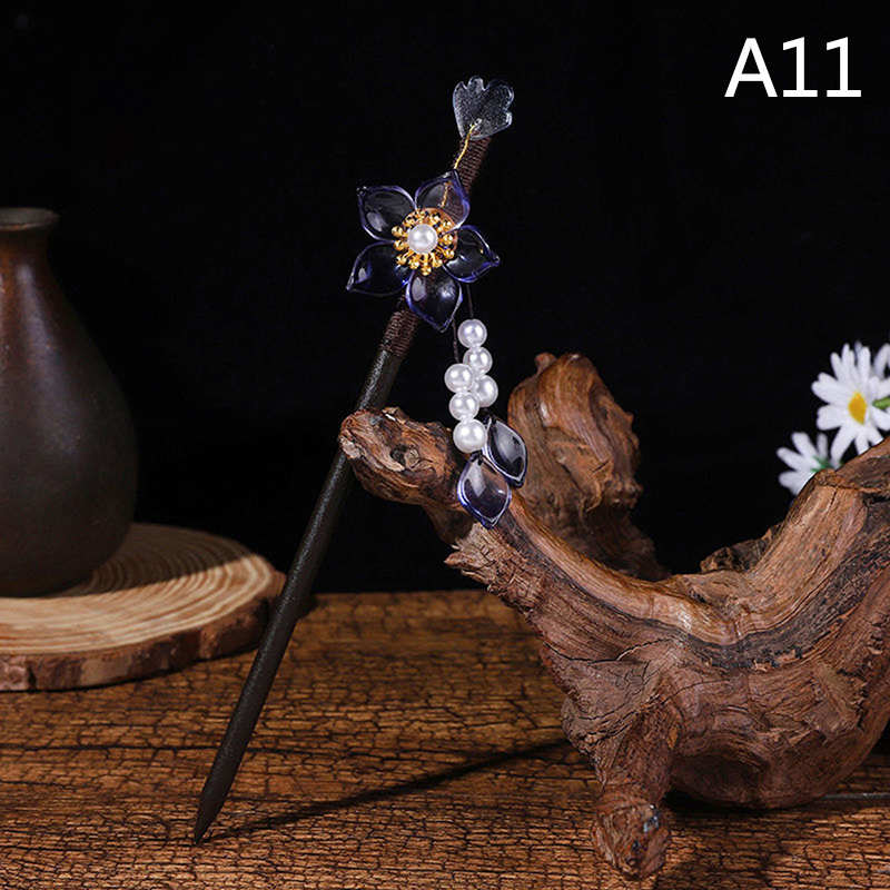 Ancient Chinese Style Sword Shape Hairpin Hanfu Coiled Hairpin Long ...