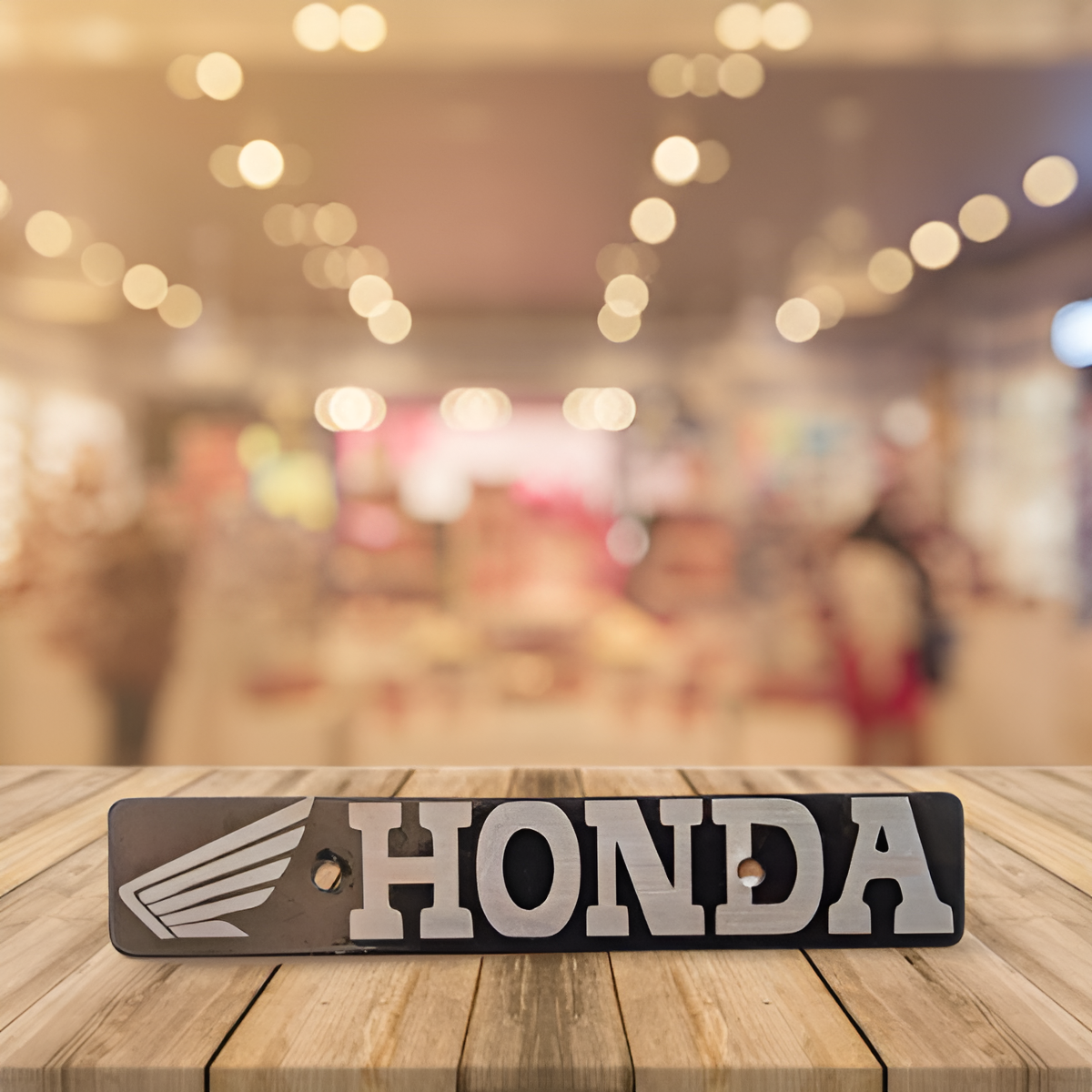 Honda Bike Front Name Plate Stainless Steel With Laser Marking Brand ...