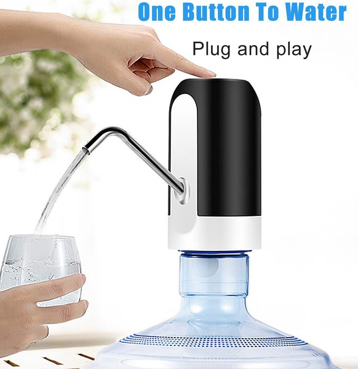 USB Charging Electric Gallon Bottle Drinking Water Pumper | Daraz.com.bd
