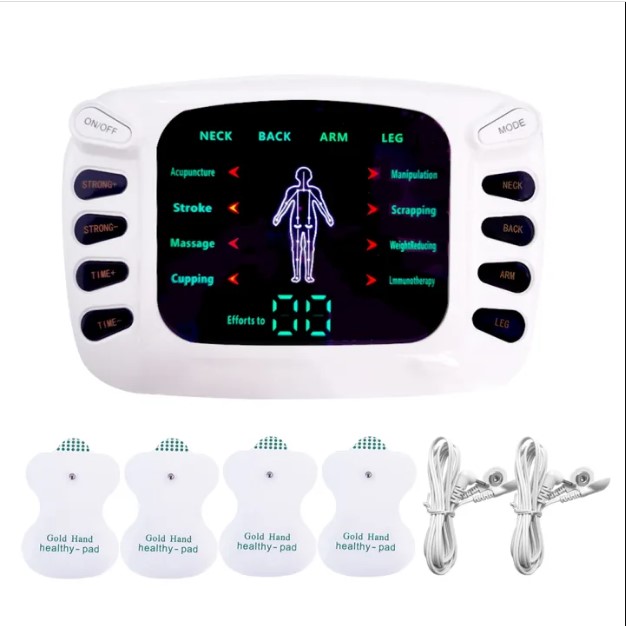 Ems Massage Tens Machine Physiotherapy Acupuncture Body Muscle Massager ...