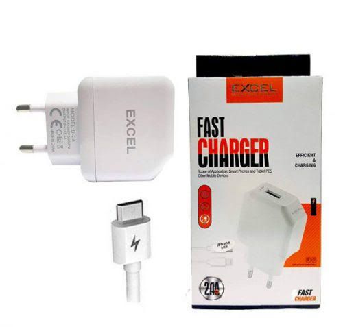 EXCEL B-24 18W Fast Charger Adapter | Daraz.com.bd