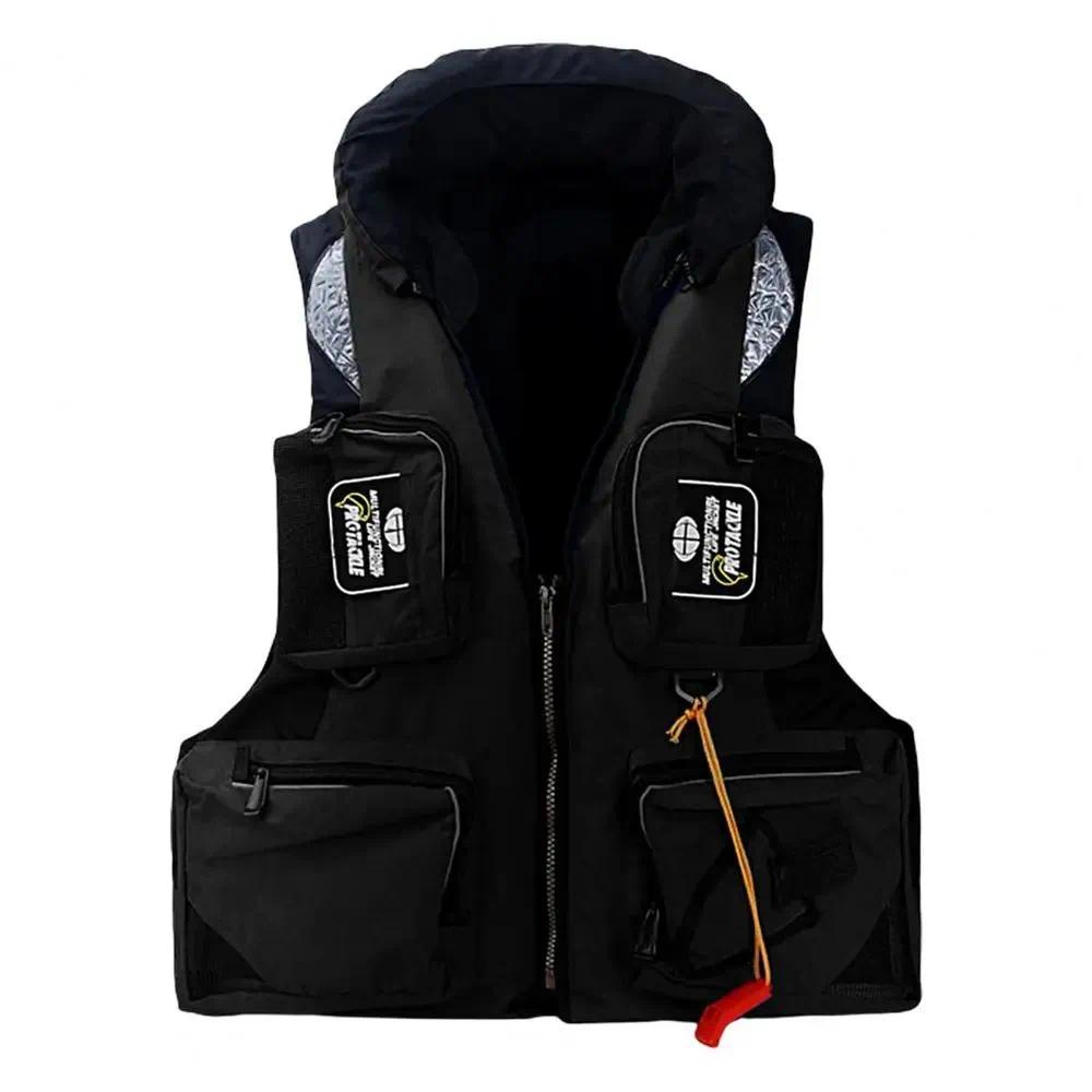 FX L-XXL Professional Life Jacket Vest Fishing Polyester Adult Safety ...