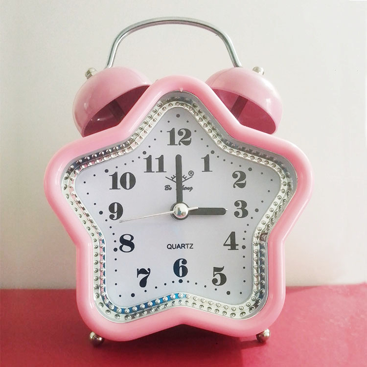 Bell Table Alarm Clock Star Shape - Wall Clock | Daraz.com.bd