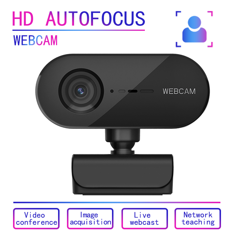 【plug and play】Full HD 1080P Auto Focus HD Webcam Built-in Microphone ...