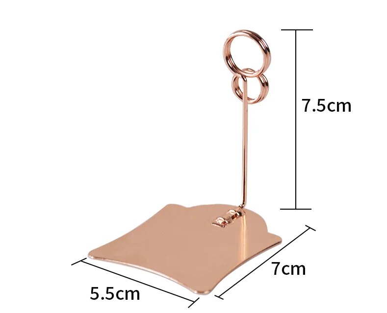 Metal Price Tag Label Clip Table Top Number Snap Food Name Card Sign ...