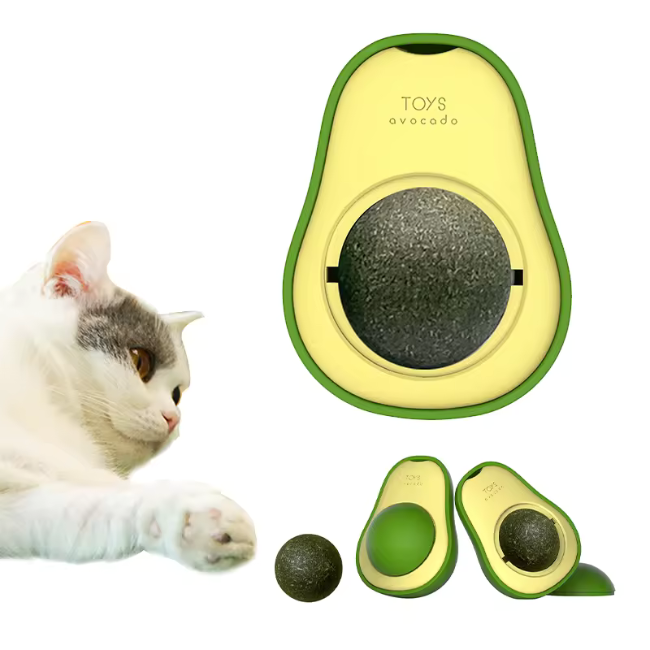 Cat Stress relief Exercise Cat Avocado Catnip Ball | Daraz.com.bd