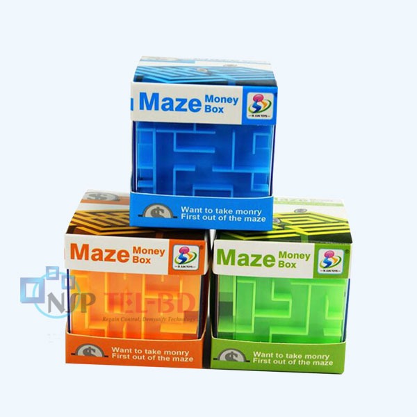 Maze Money Bank 3D Puzzle Box Educational Toy | Daraz.com.bd
