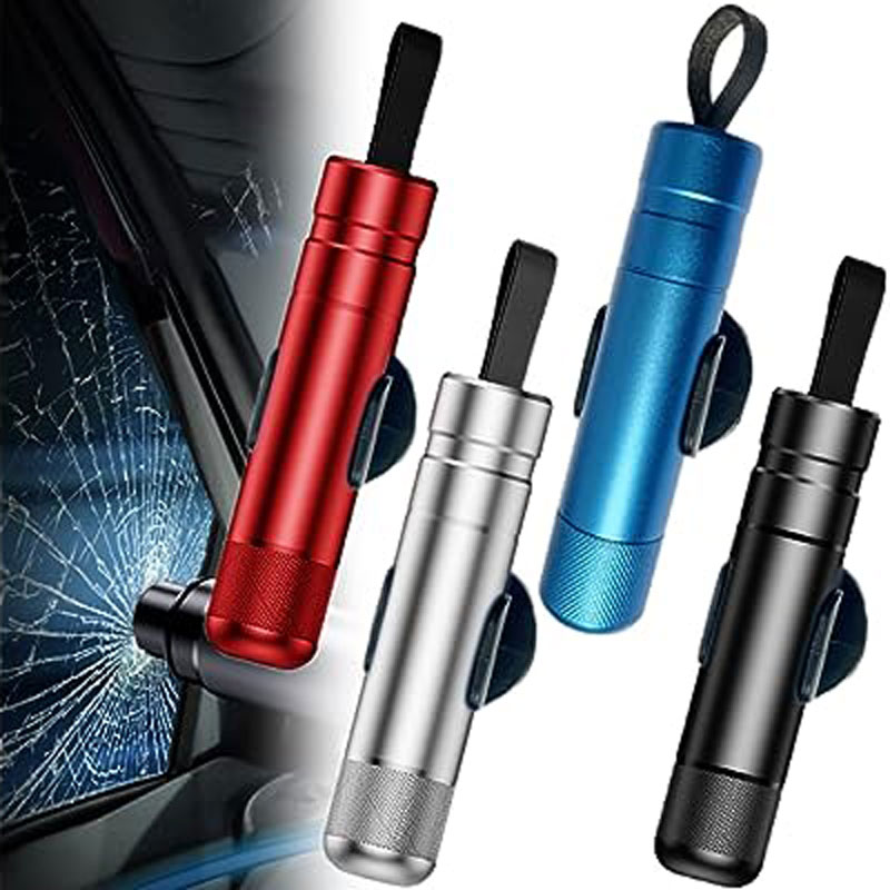 SL Safe Hammer Glass Breaker Portable Spring-Loaded Window Breaker Seat ...