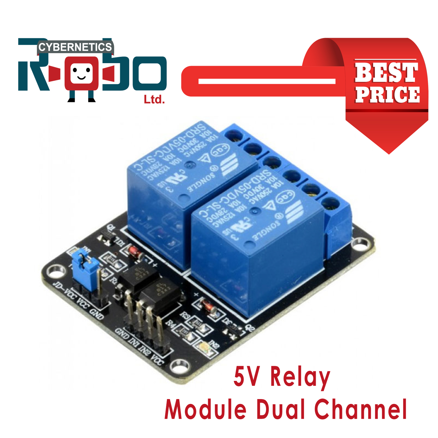 2 channel relay module | Daraz.com.bd
