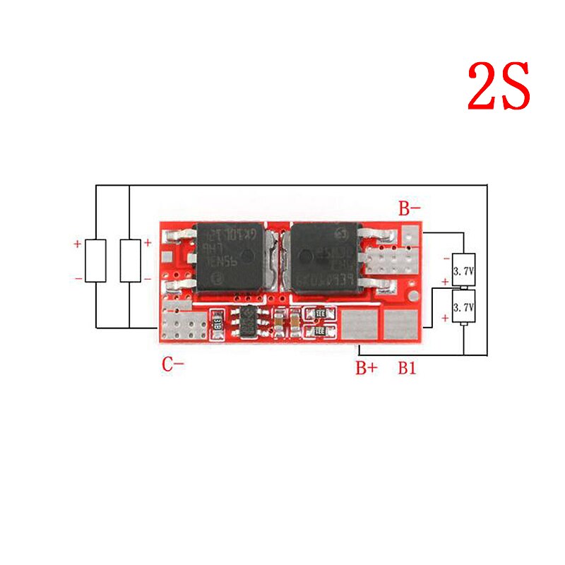 Bms 1s 2s 10a 3s 4s 5s 25a Bms 18650 Li-ion Lipo Lithium Battery ...