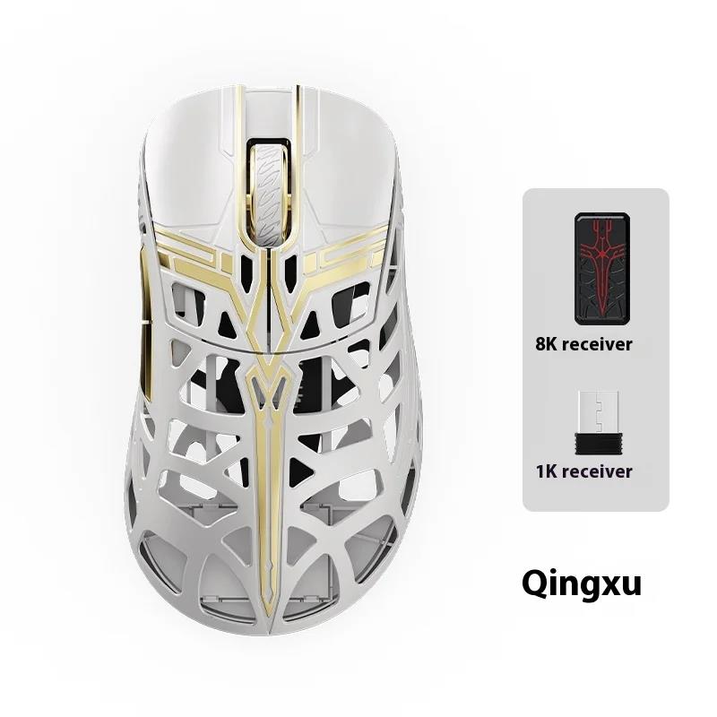 WLMouse X Wirelsss Mouse WanLing PAW3950 Dual Mode 8K Hz Gaming Mouse ...