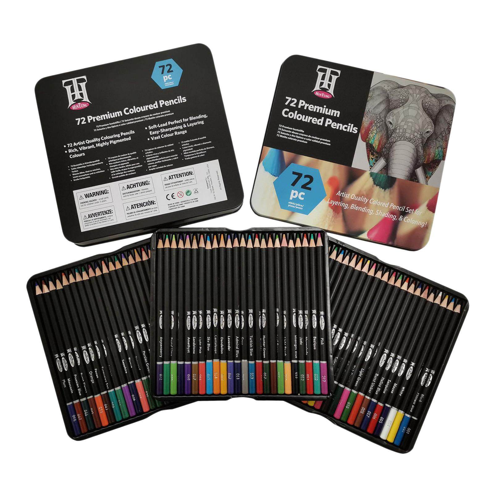 Coloring Pencils Pack of Assorted Colors for Sketching Drawing 180 ...