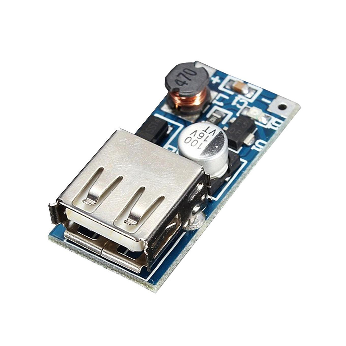 HW-106 DC-DC 5V 500mA USB Boost Voltage Module Step up Boost Converter ...
