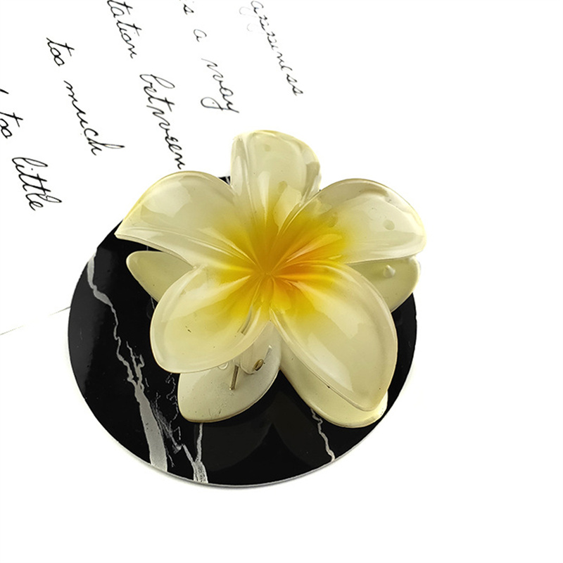 Flower Hair Claw Clips Hawaiian Flower Hair Claw Clips Hair Hold jaw ...