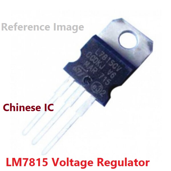 2Pcs- Chinese LM7815 Voltage Regulator LM7815 IC 15V 1.5A Voltage ...