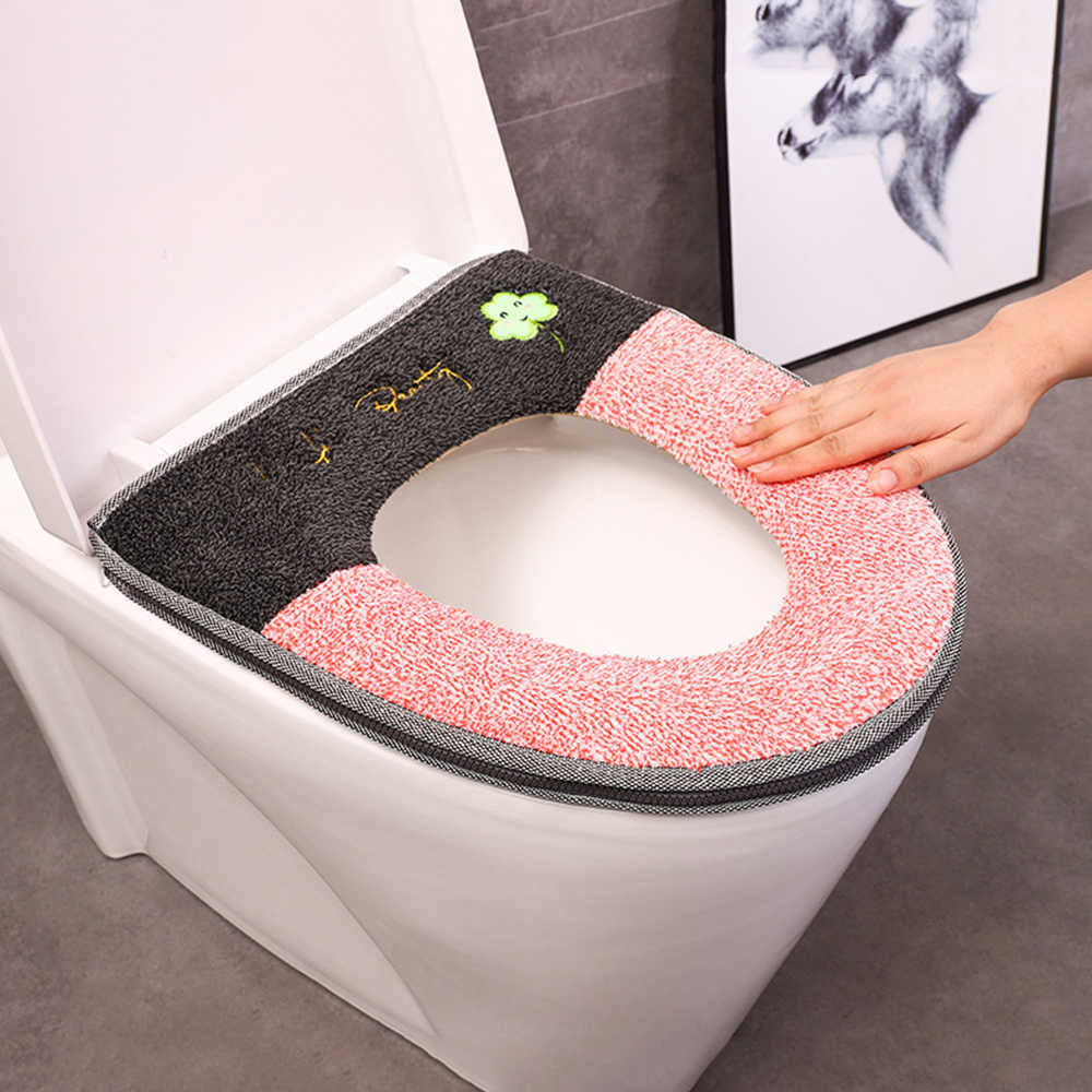 Toilet Seat Cover Bathroom Accessories/ Toilet Seat Cover 16''x12'' Mat ...