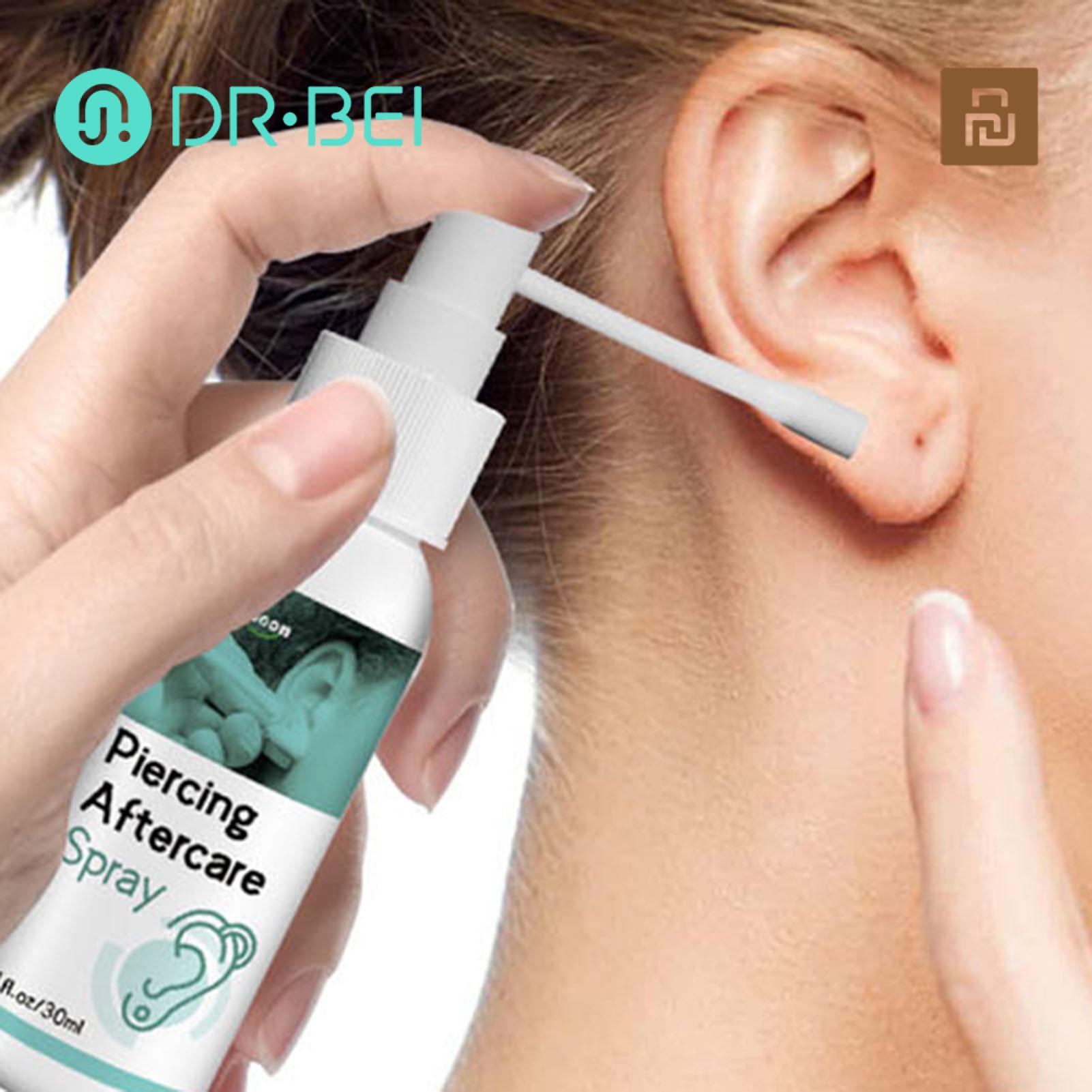 DR BEI Ear-piercing Cleaner Natural Portable Piercing Aftercare Repair ...