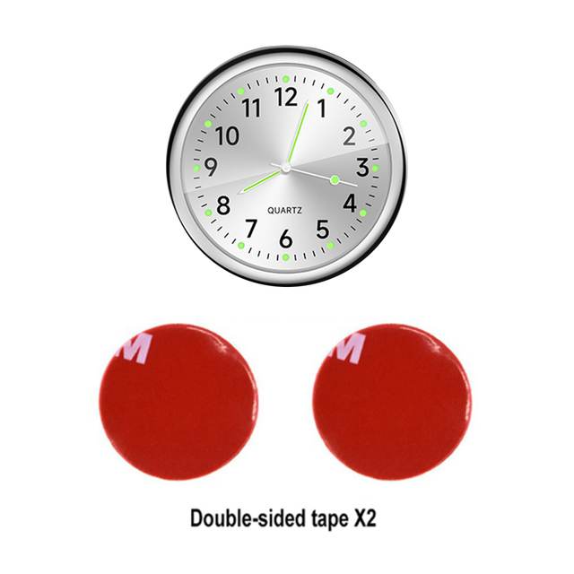 Mini Luminous Car Clock Waterproof Electronic Clock Quartz Watch ...