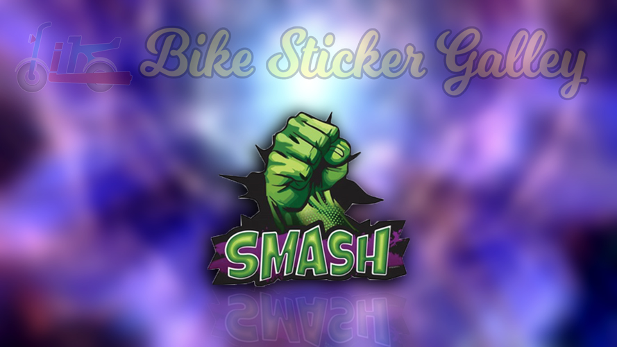 Bike Sticker - Smash hulk hand ( Waterproof & Premium quality)/ Bike ...