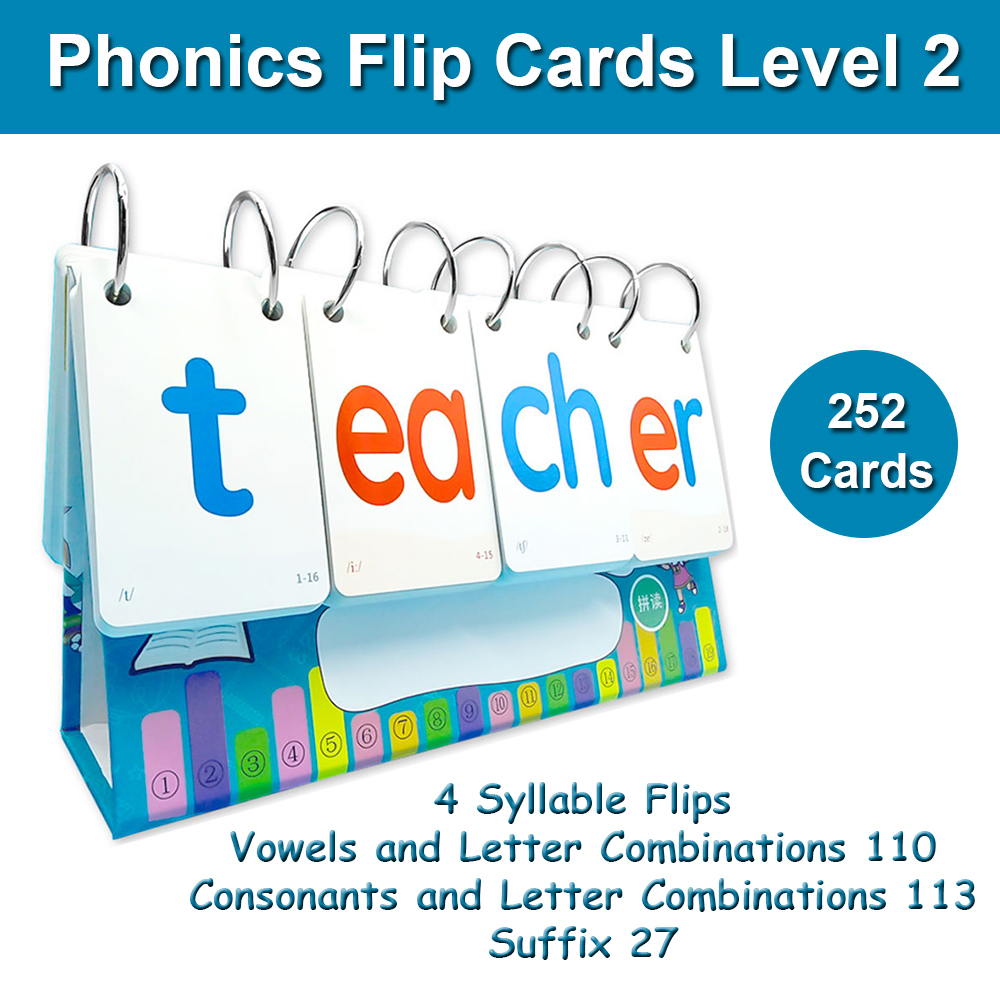 Phonics Flashcards Spelling Words Desktop Calendar English Learnning Spelling Flip Cards ...