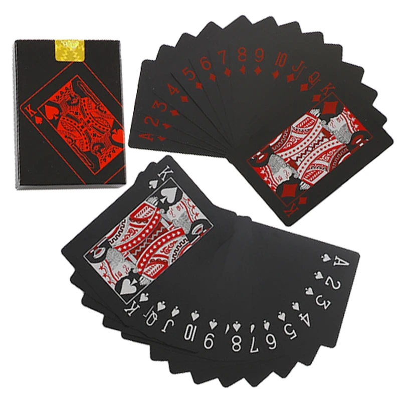 Waterproof Card 54Pcs/Deck Premium PVCluxury Cards Perfect for Parties ...