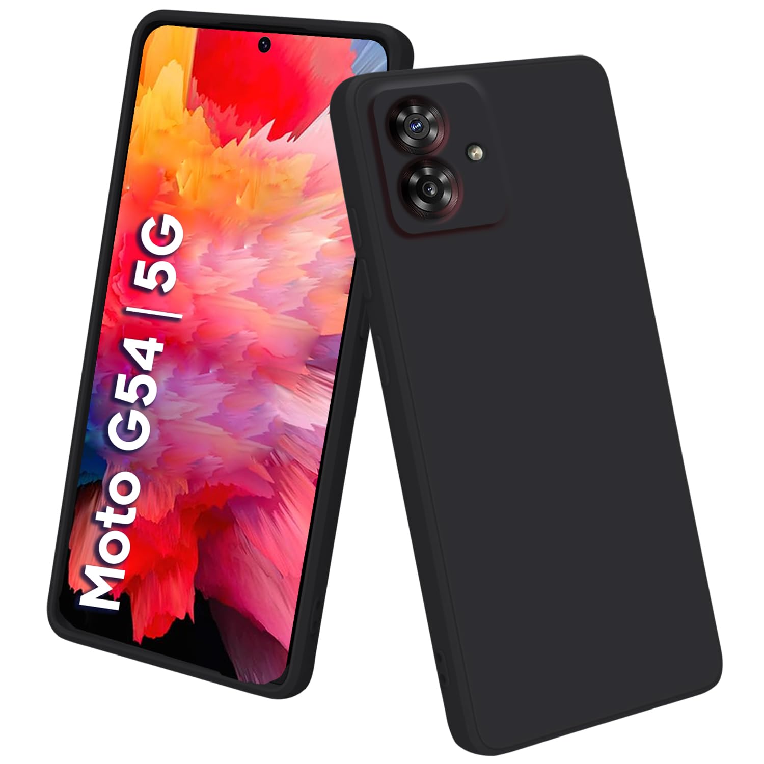 Motorola Moto G54/G54 Power Silicone Matte Flexible Soft Phone Case ...