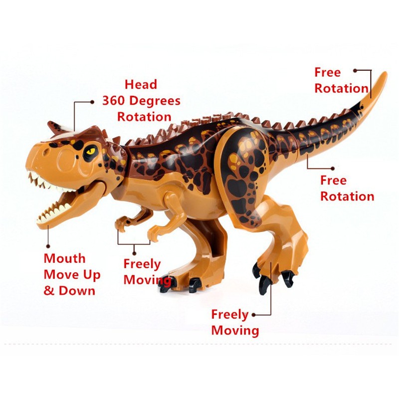 【3C VictoryEagle】Big Size 24-28cm Green Dinosaurs Jurassic Figure Toy ...