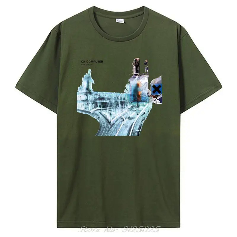 Radiohead Ok Computer T Shirt Cd Lp Vinyl Poster In Rainbows Thom Yorke ...