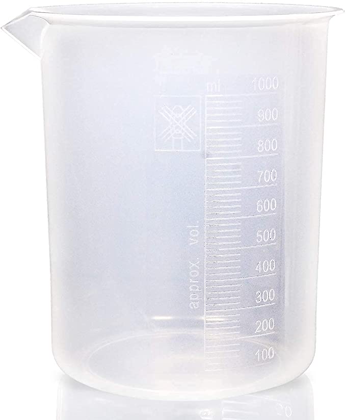 PolyLab Plastic Beaker 1000 ml | Daraz.com.bd