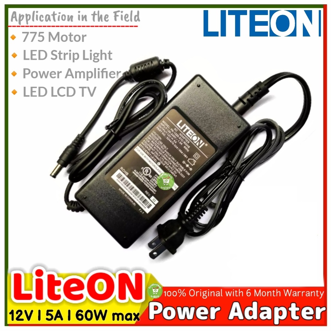 LiteON 12V 5A SMPS Power Adapter Converter lighting transformer ...