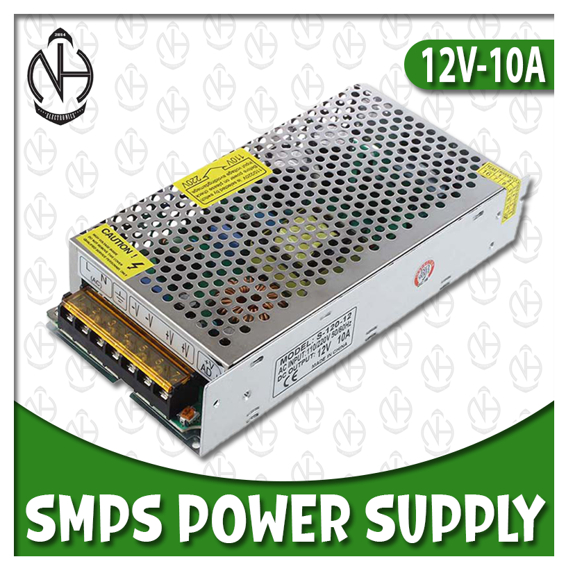 12V, 10A DC Switching Power Supply (SMPS) | Daraz.com.bd