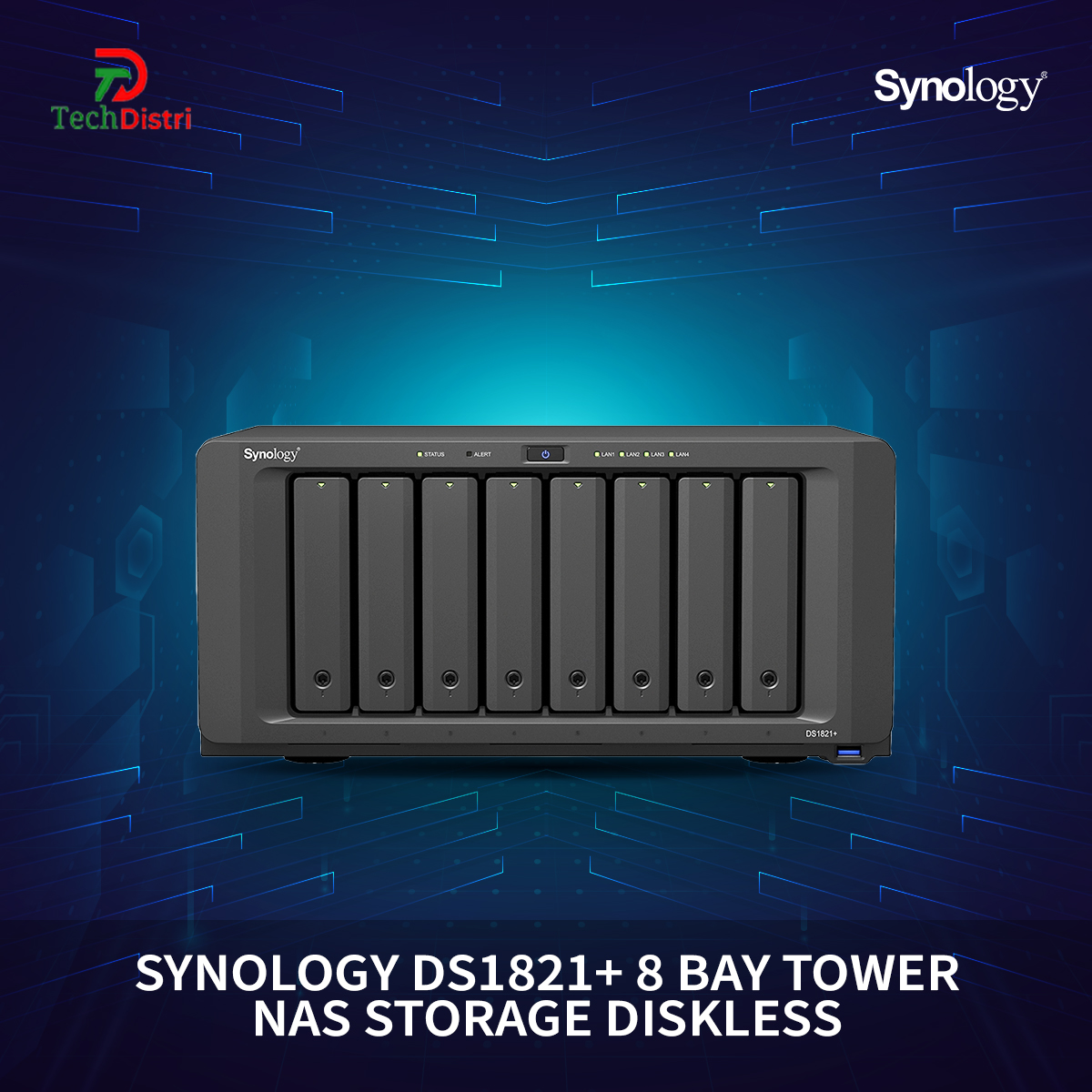 Synology DS1821+ 8 Bay Tower NAS Storage_Diskless | Daraz.com.bd