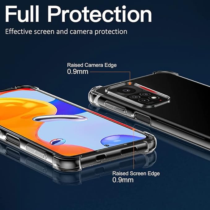 Xiaomi Mi 11I Hyper Charge 5G Flexible Clear Transparent Soft Tpu Back ...