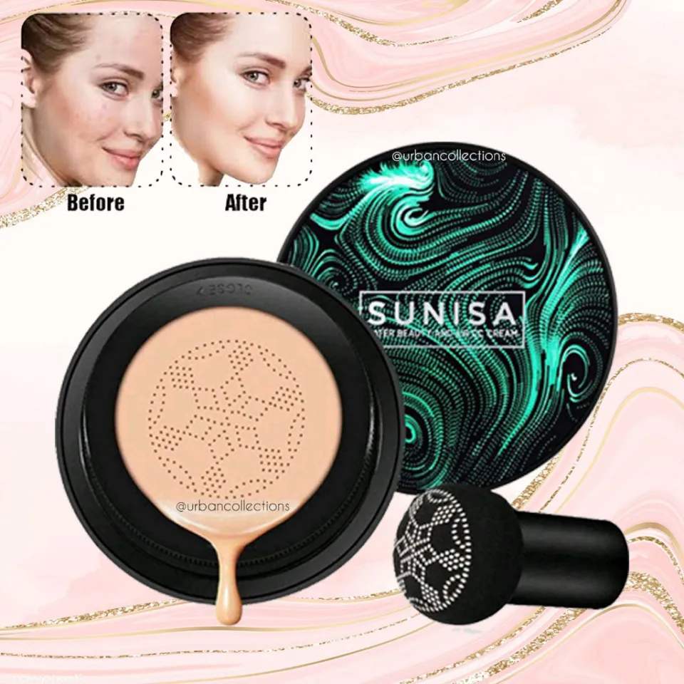 Mushroom Head Make up Air Cushion Moisturizing Foundation Air-permeable ...