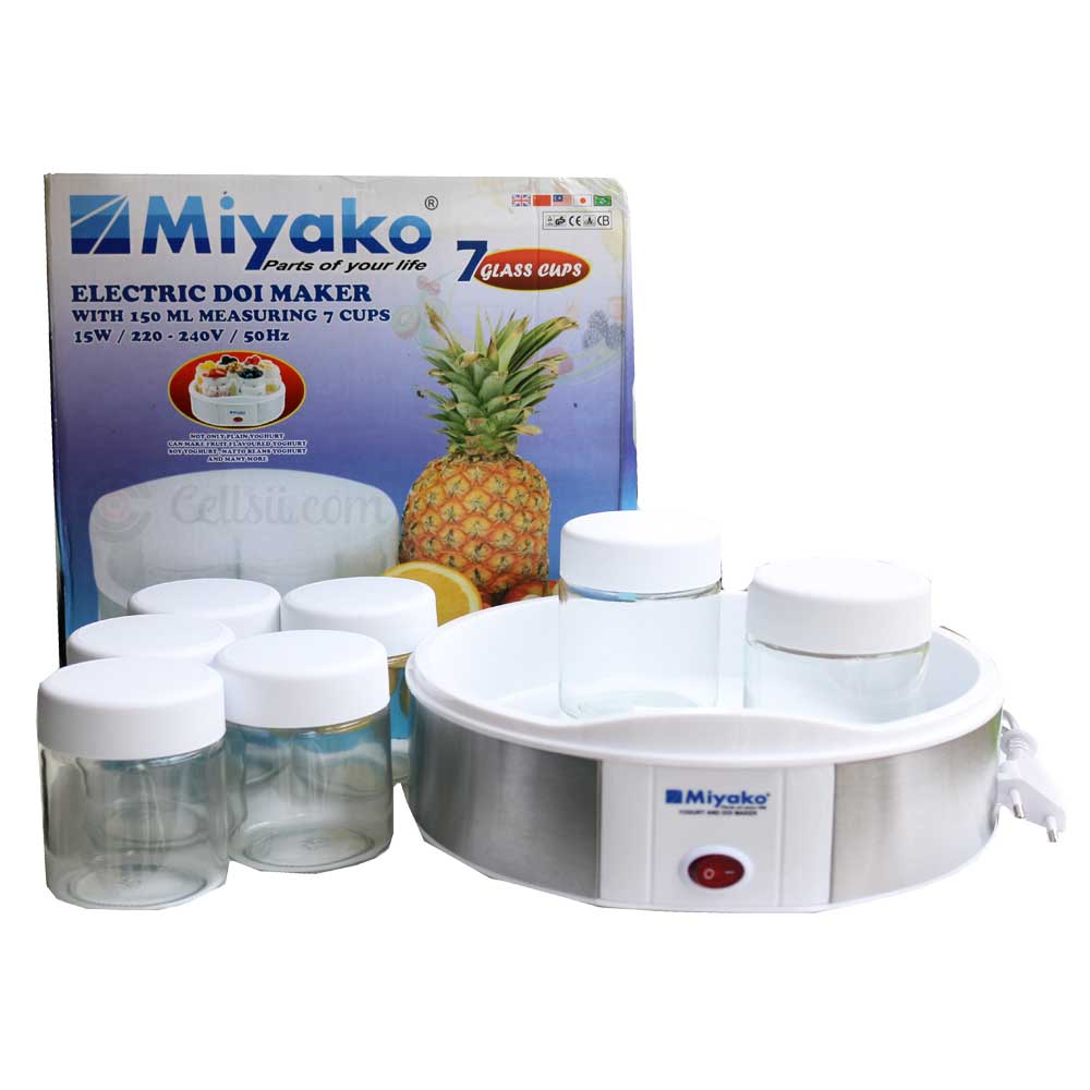 Miyako XJ-10101 Automatic Electric Doi Maker,Yogurt Maker with 7 jar ...