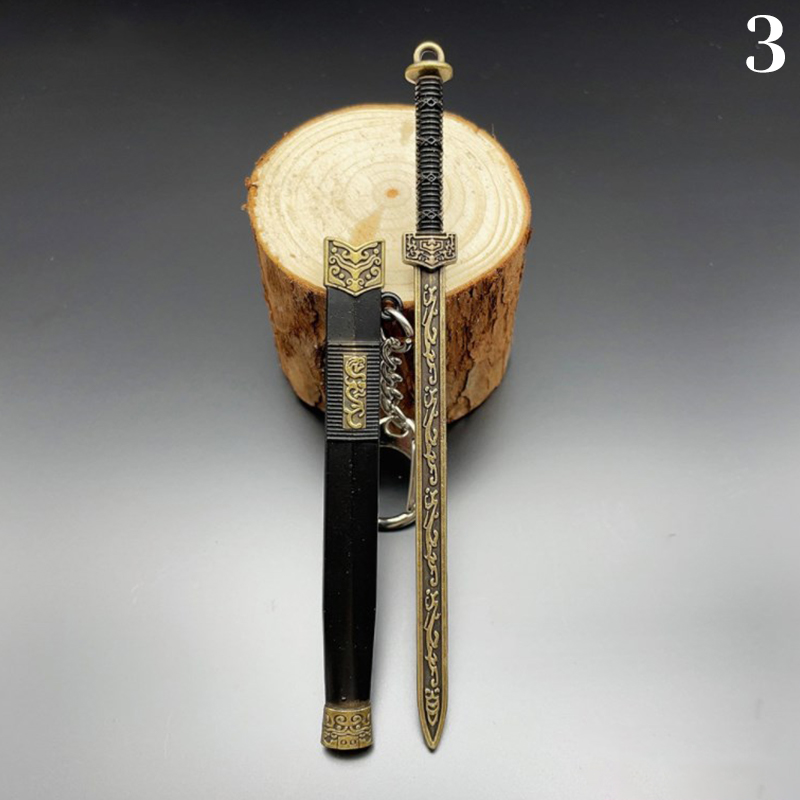 Mini Sword With Sheath China Ancient Sword Zinc Alloy Tang Hengdao Han ...