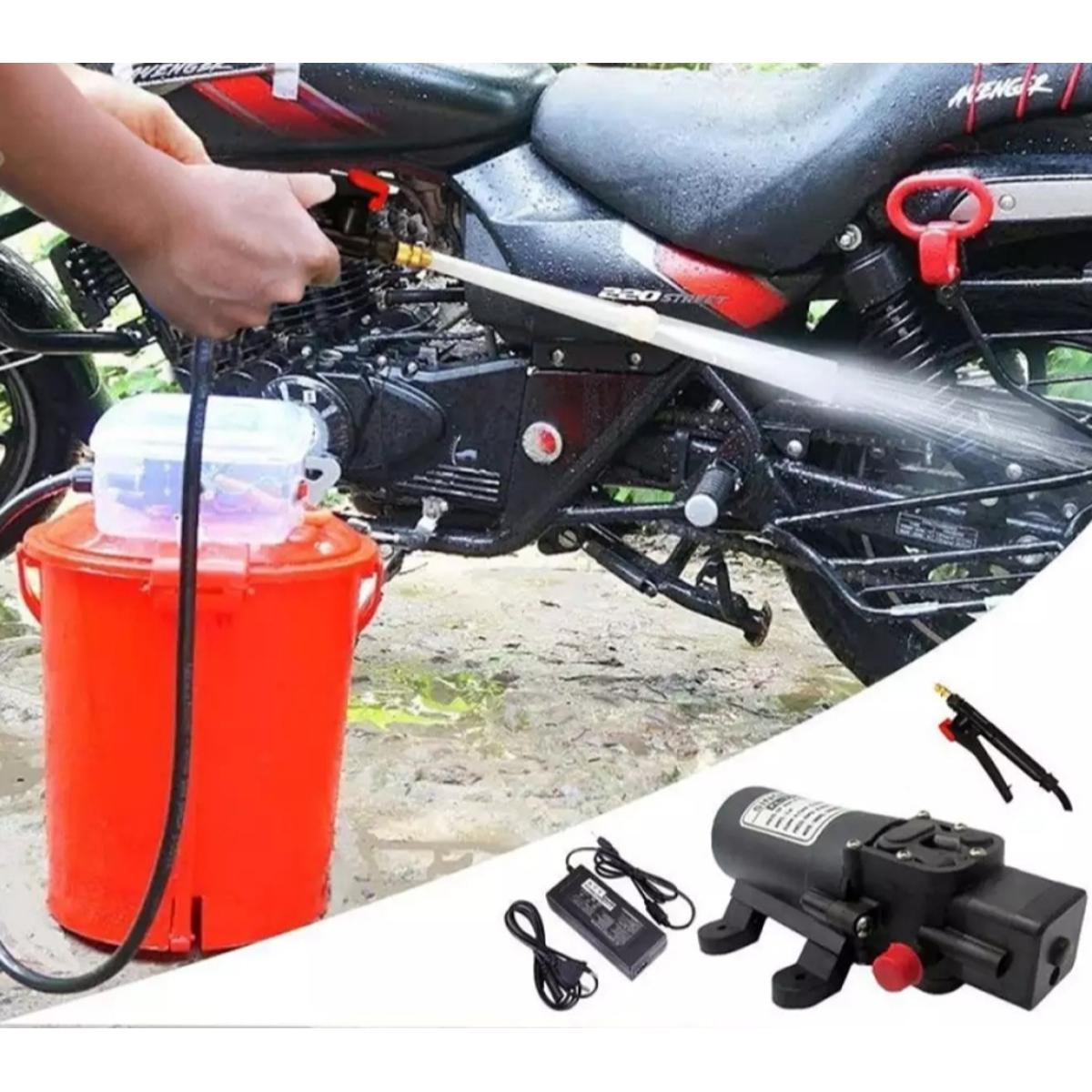 Car Washing Water Pump Motor Set With Pipe/Dc 12V-18V 120W High ...